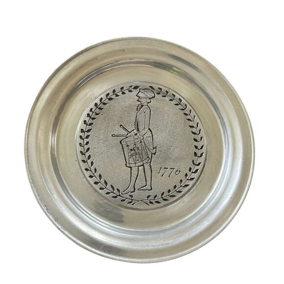 Wilton | Accents | Wilton Rwp Liberty Drummer Boy 1 Pewter Plate Usa ...